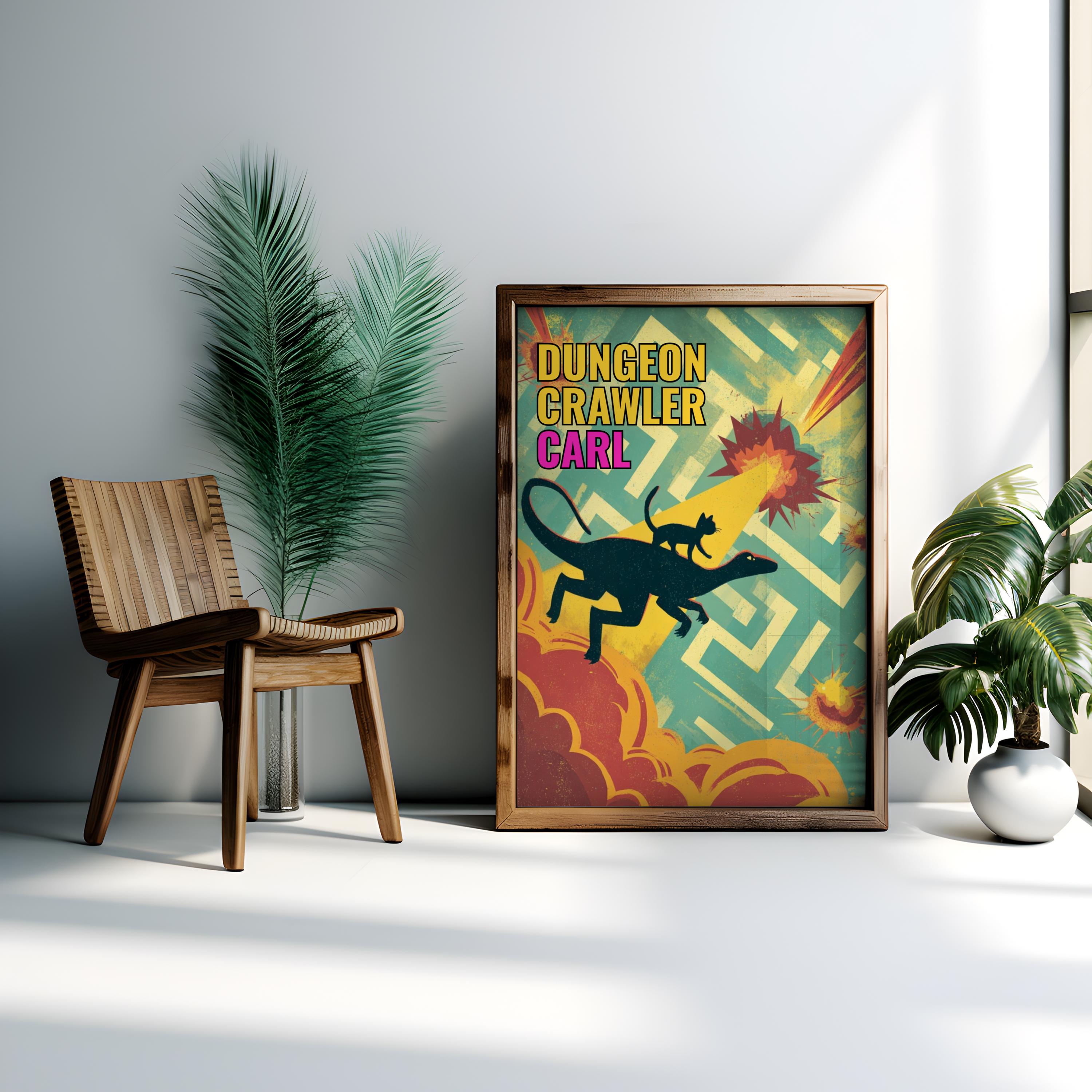 Dungeon Crawler Carl Digital Poster | Sci-fi Fantasy Wall Print ...