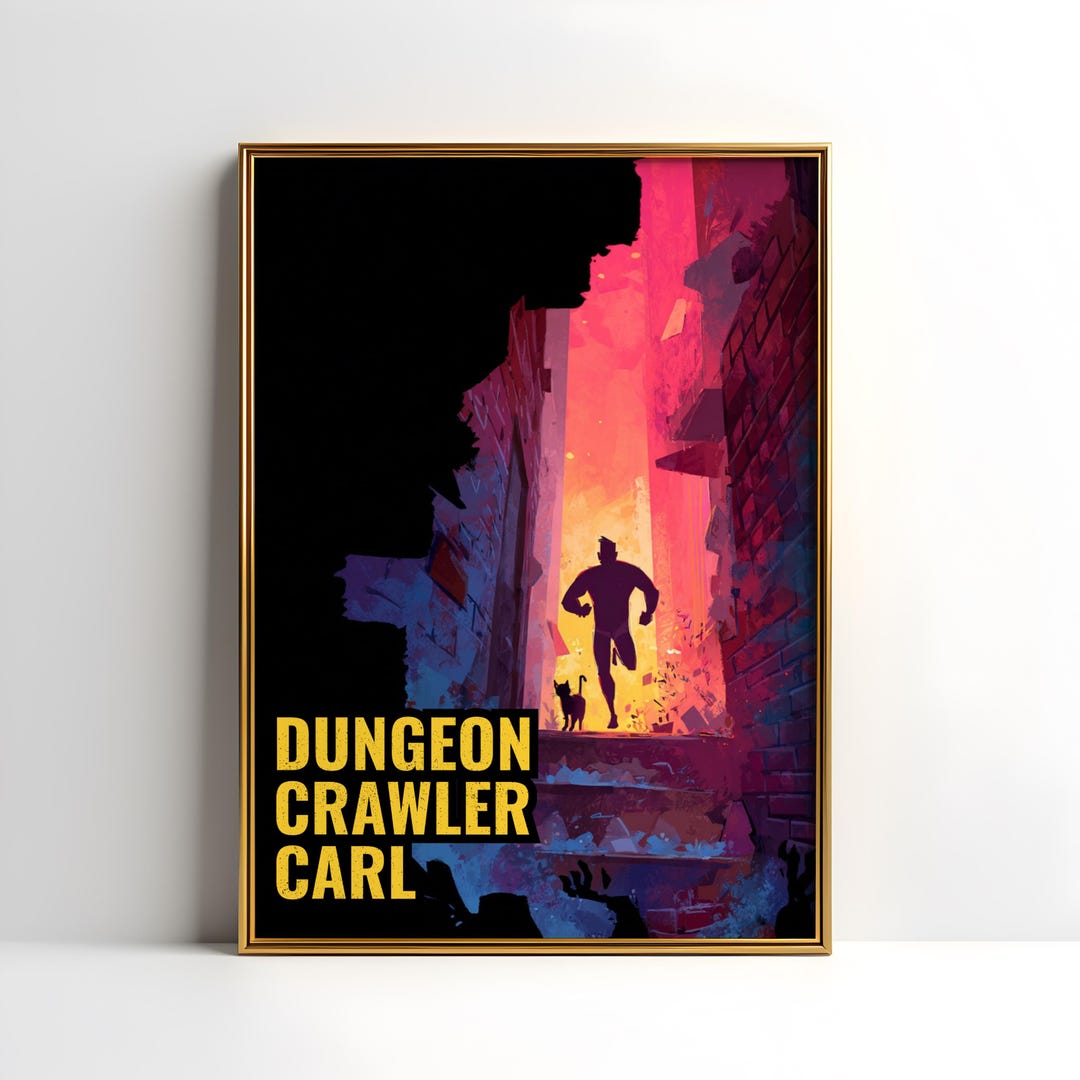 Dungeon Crawler Carl Digital Poster | Sci-fi Fantasy Wall Print ...