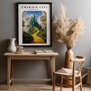 Emerald City Wizard of Oz Digital Print Poster | Wizard of Oz Wall ...