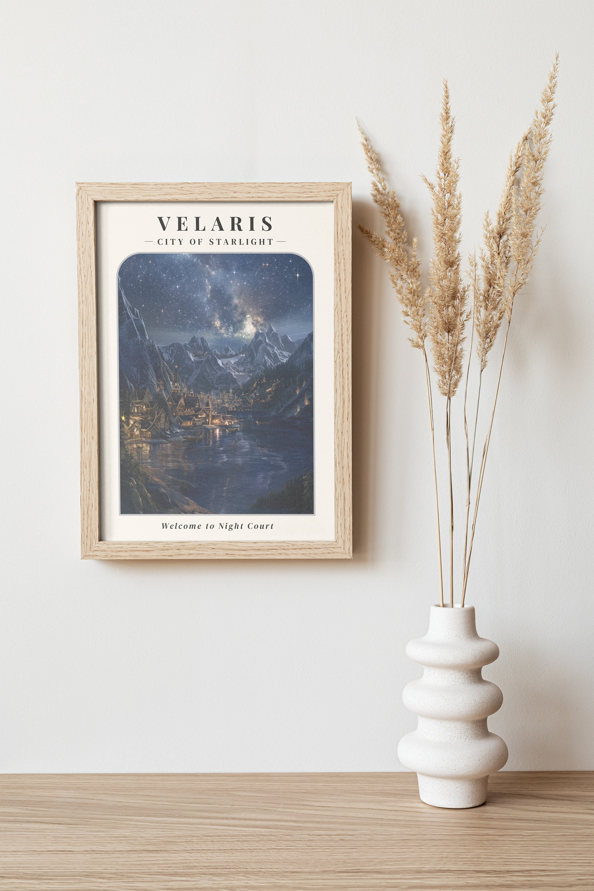 Velaris Print Night Court ACOTAR Poster Velaris Poster A Court of ...