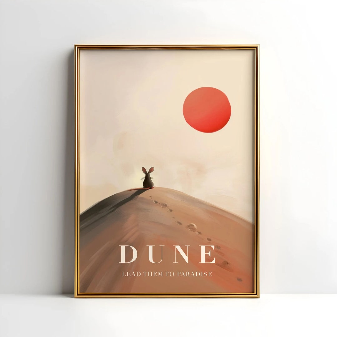 Dune Movie Poster | Dune Movie Print | Dune Desert Mouse | Dune Mouse | Dune Mouse Print| Dune ...