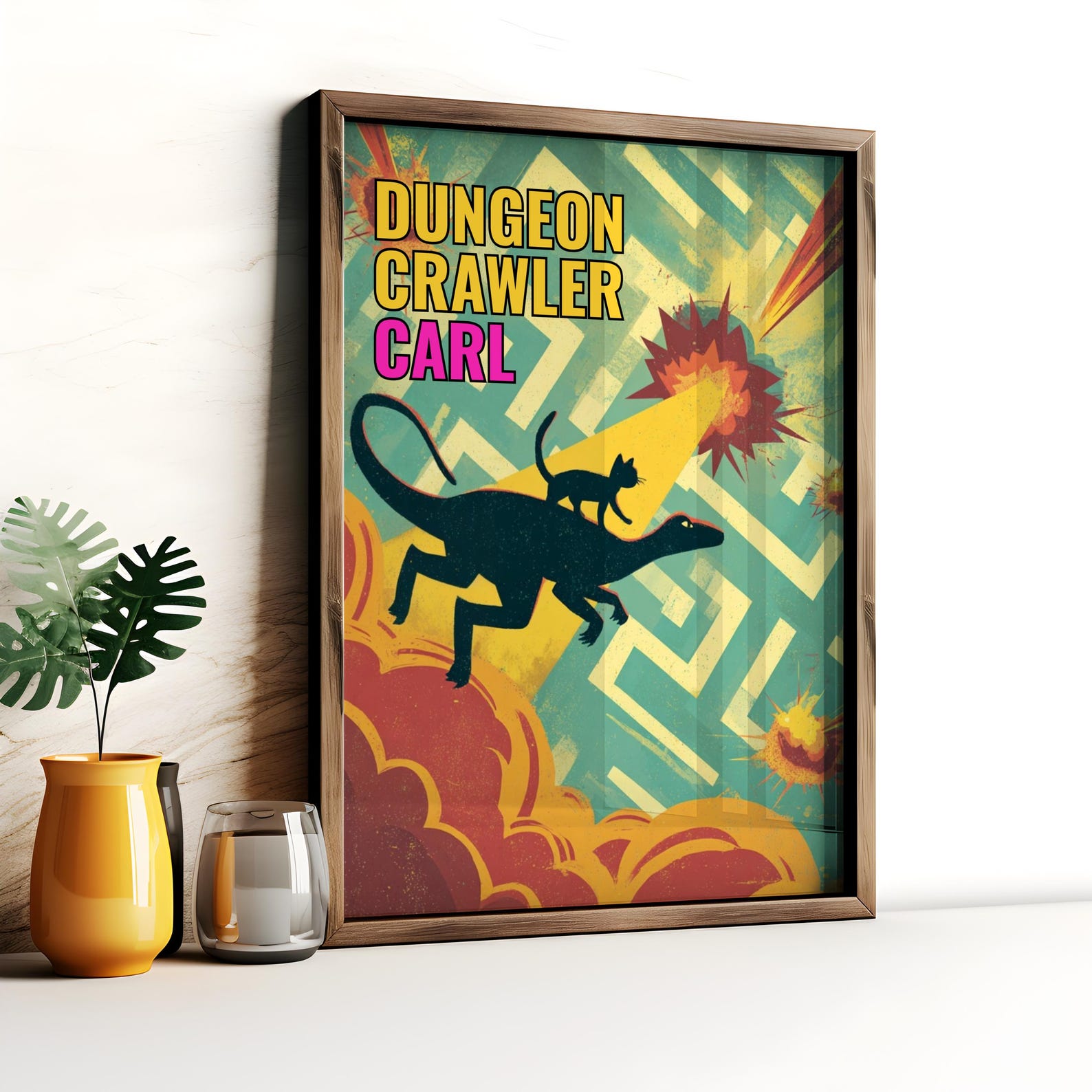 Dungeon Crawler Carl Digital Poster | Sci-fi Fantasy Wall Print ...