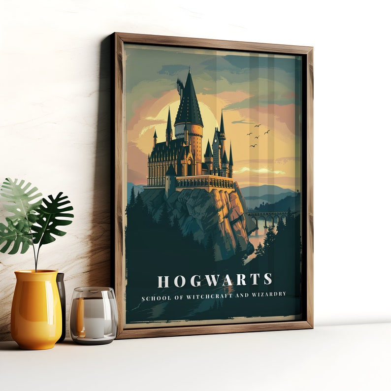 Hogwarts Poster Potter Wall Art Hogwarts Print Art Prints Hogwarts ...