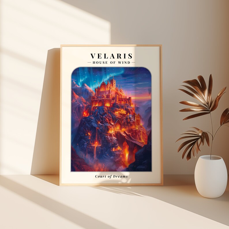 Velaris House of Wind Digital Print Velaris City of Starlight ACOTAR ...