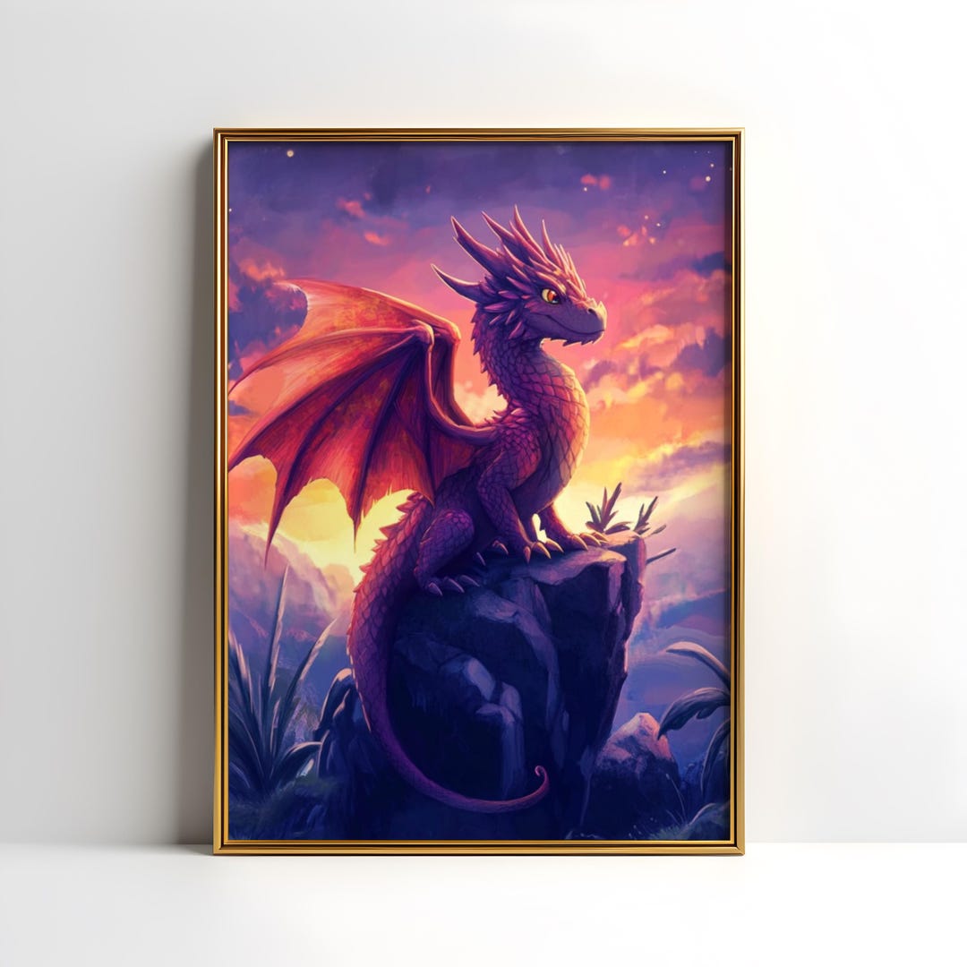 Fourth Wing Dragons Andarna Digital Poster Fourth Wing Art Iron Flame ...