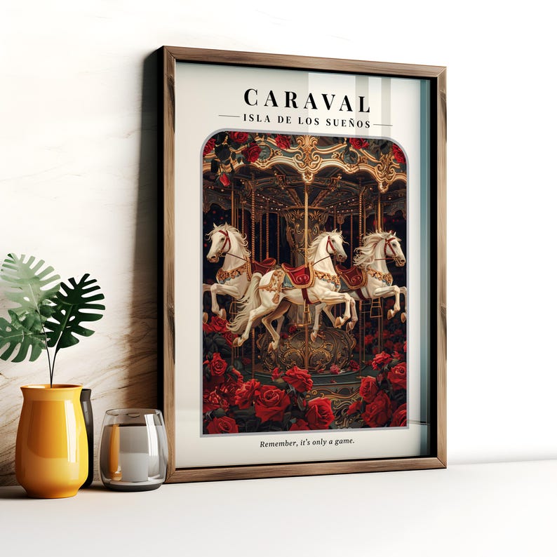 Caraval Digital Print | Caraval Poster | Scarlett Dragna | Donatella ...