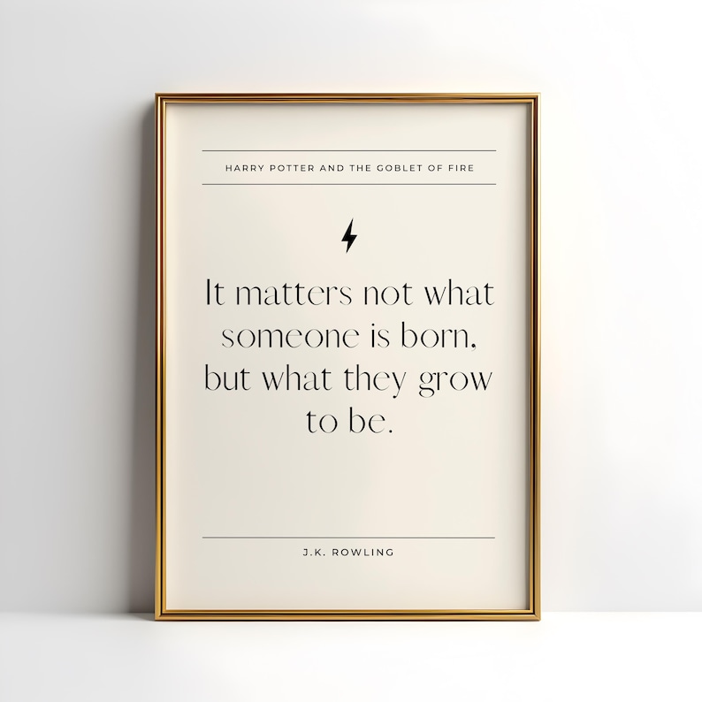 Potter Goblet of Fire Digital Print | Potter Digital Art | Potter Quote ...