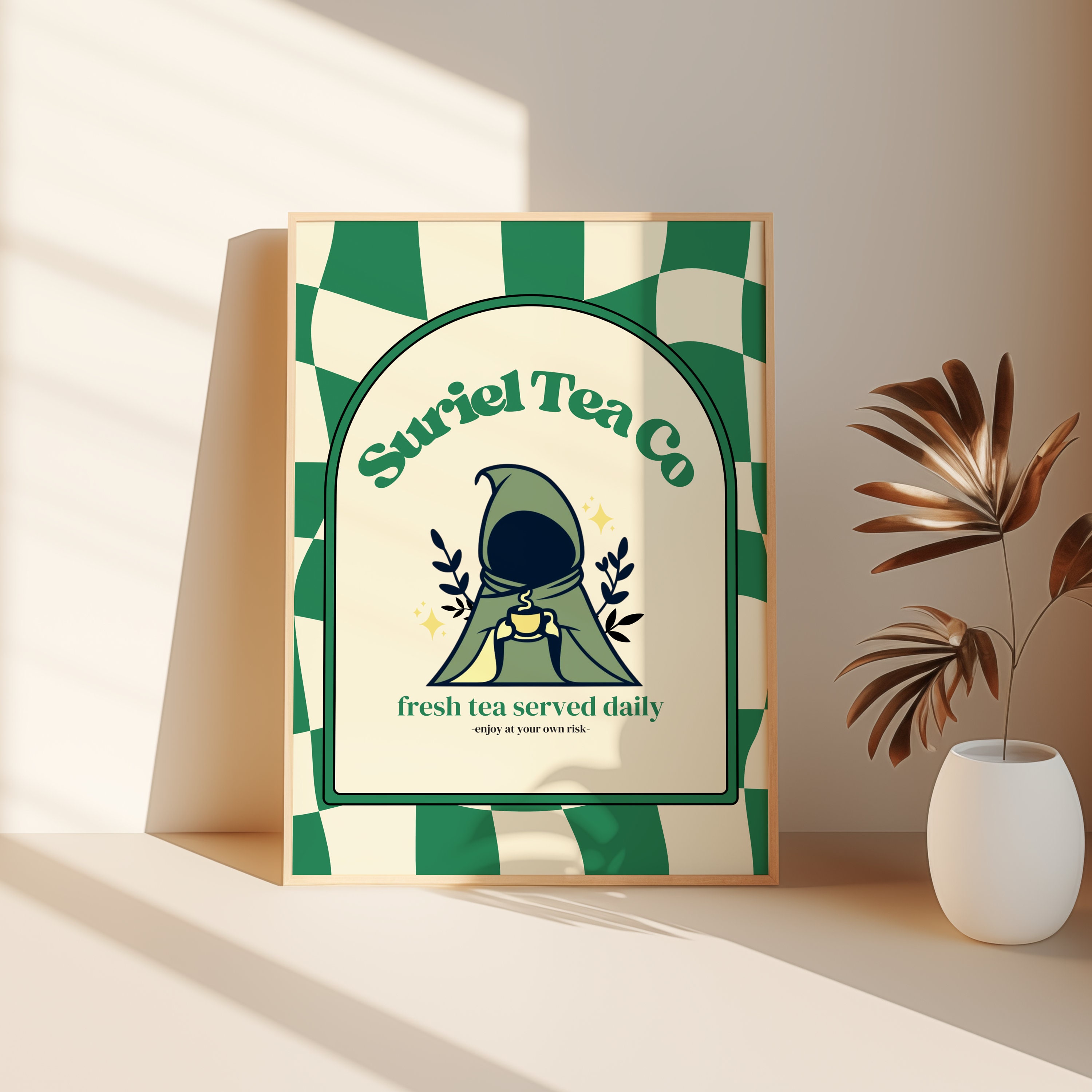 Acotar Suriel Tea Co Digital Poster | ACOTAR Poster | Suriel Poster ...