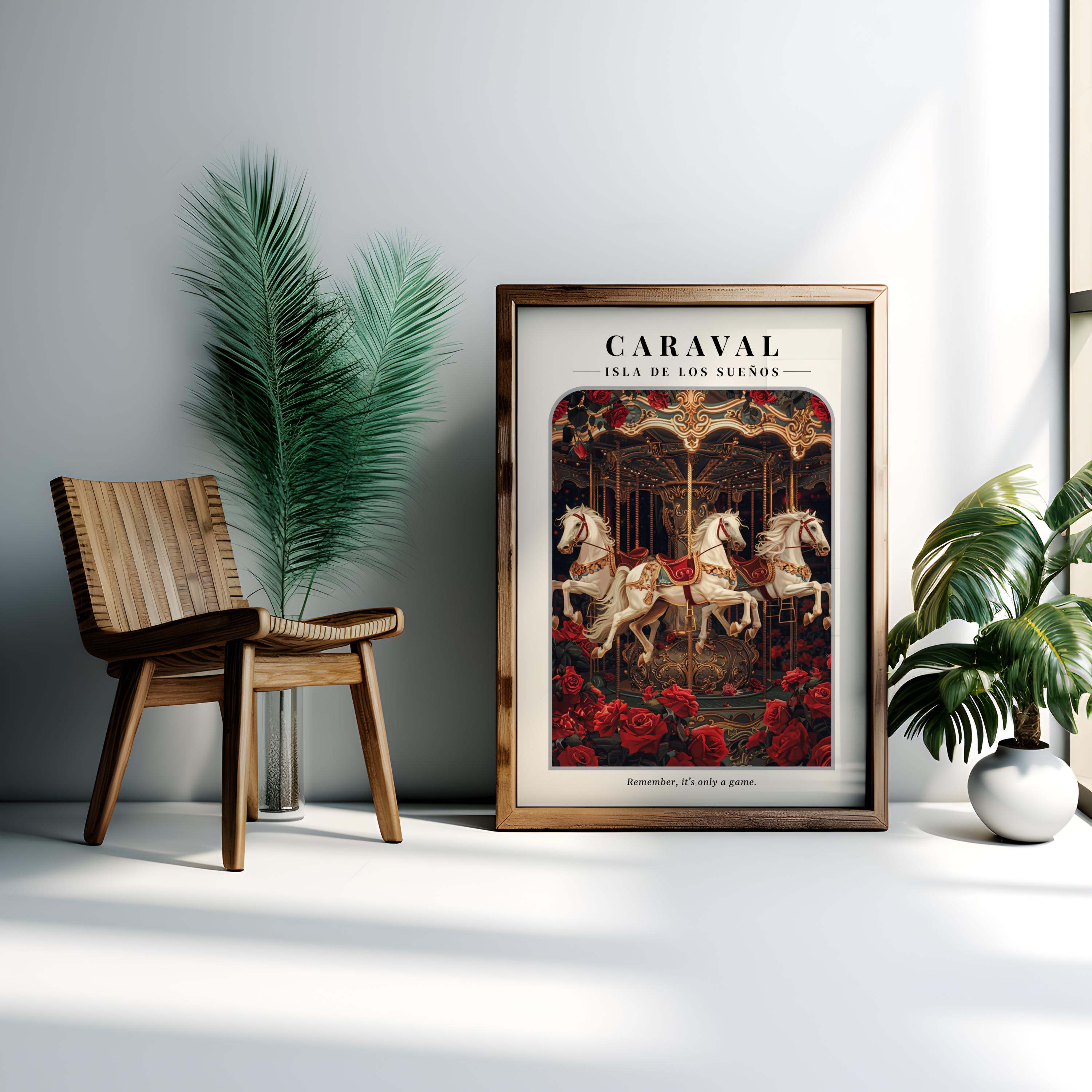 Caraval Digital Print | Caraval Poster | Scarlett Dragna | Donatella ...