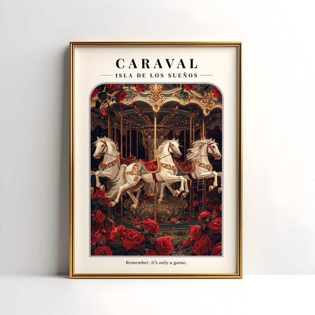 Caraval Digital Print | Caraval Poster | Scarlett Dragna | Donatella ...