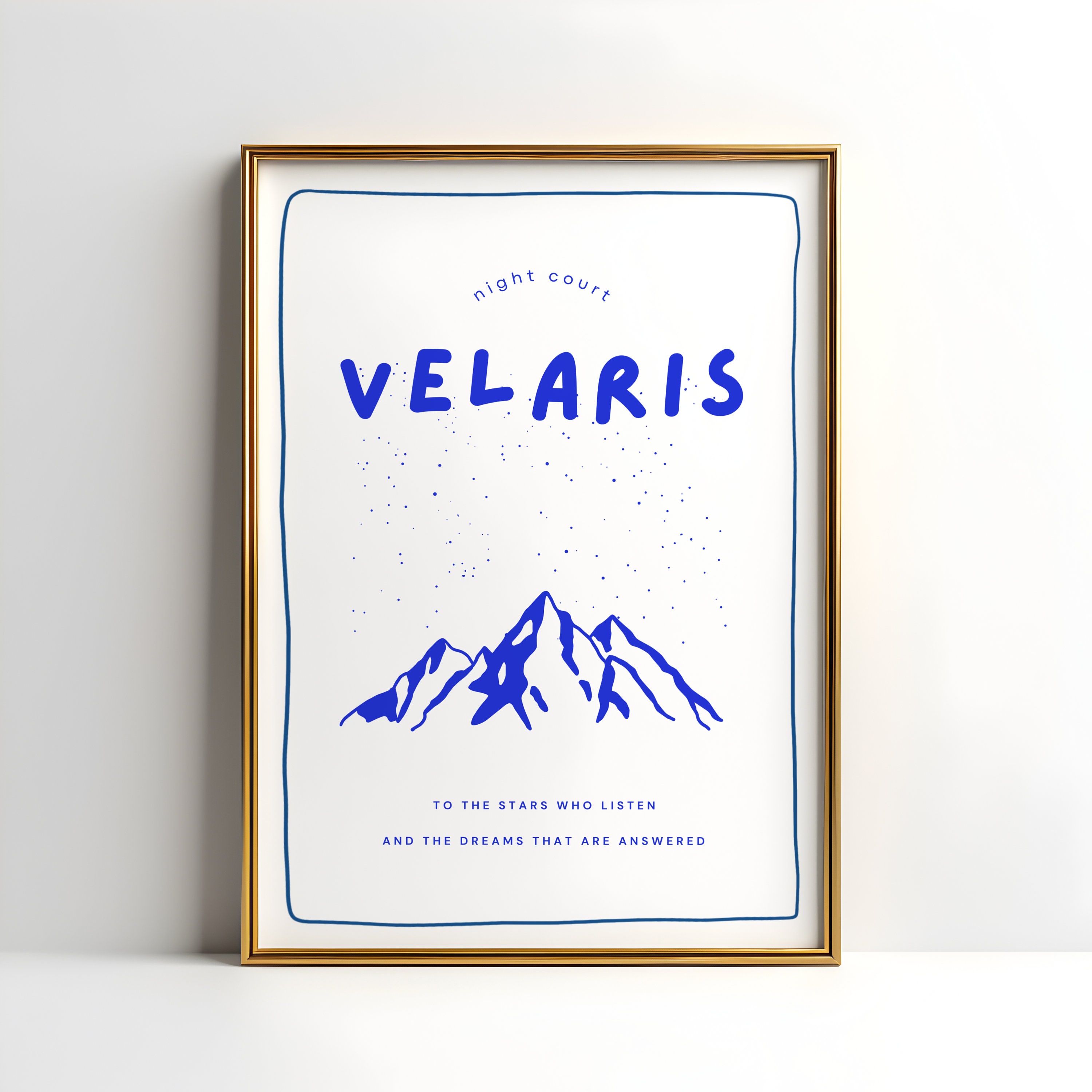 Acotar Set of 3 Digital Prints | Velaris City of Starlight | Suriel Tea ...