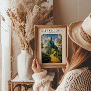Emerald City Wizard of Oz Digital Print Poster | Wizard of Oz Wall ...