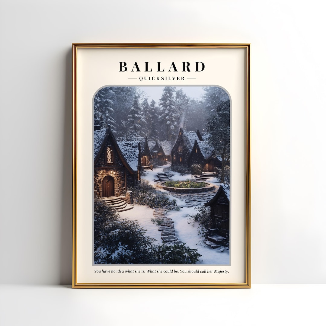Ballard Fae Village Quicksilver Digital Print | Book Poster | Saeris ...