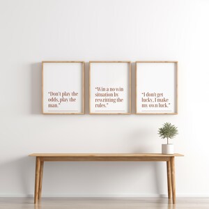 Suits Harvey Specter Quotes Set of 3 Digital Poster | Suits Wall Art ...