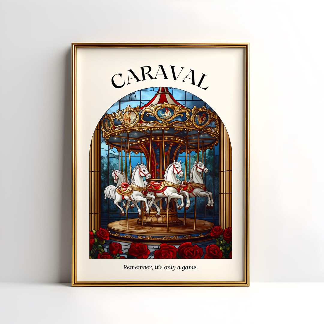 Caraval Digital Print | Caraval Poster | Scarlett Dragna | Donatella ...