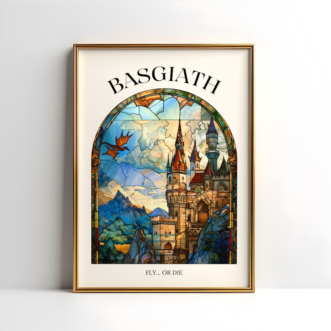 Basgiath War College Digital Art Wall Poster | Fly or Die Quote Fourth ...