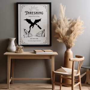 Fourth Wing Basgiath War College Threshing Invite Digital Poster Fourth ...