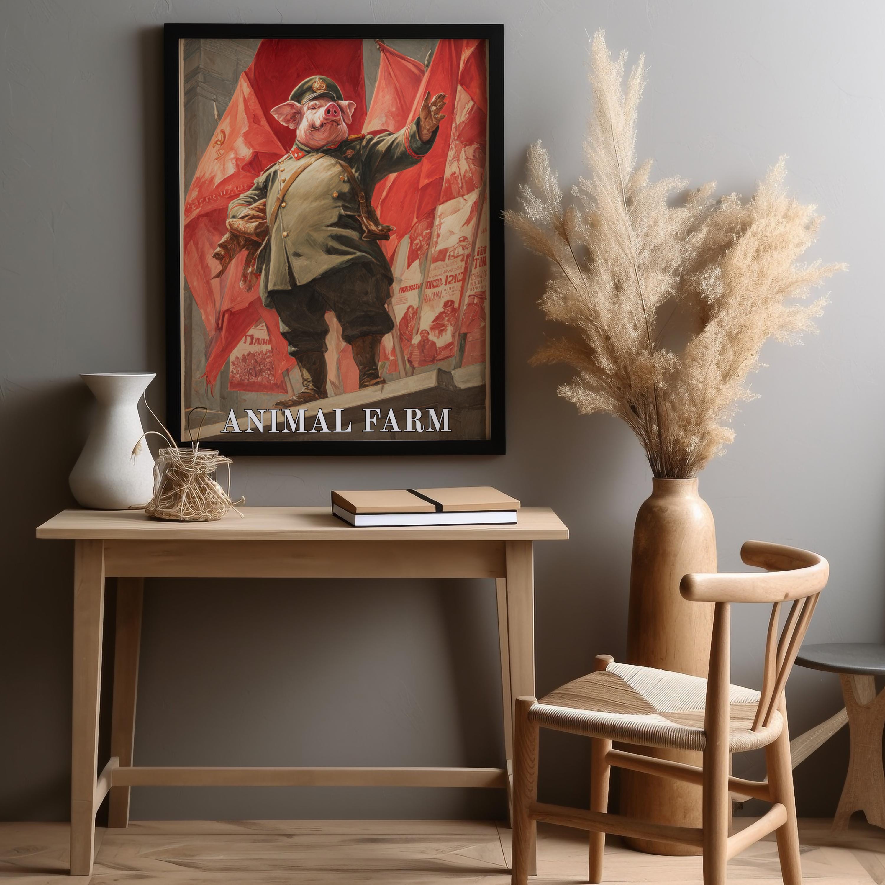 Animal Farm George Orwell Digital Print | Classical Literature Inspired ...