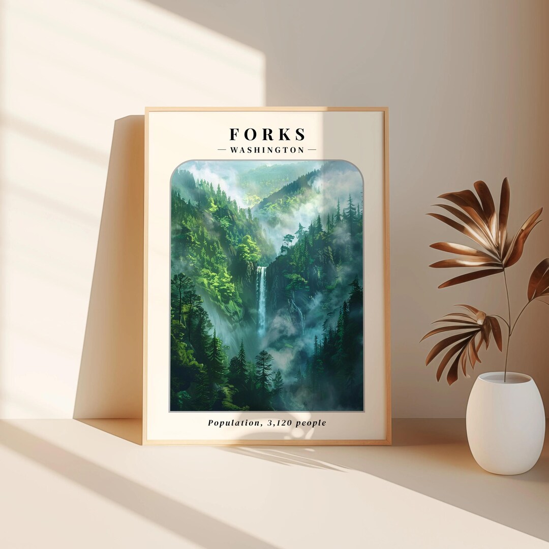 Twilight Forks Poster Twilight Wall Art Twilight Poster Forks ...