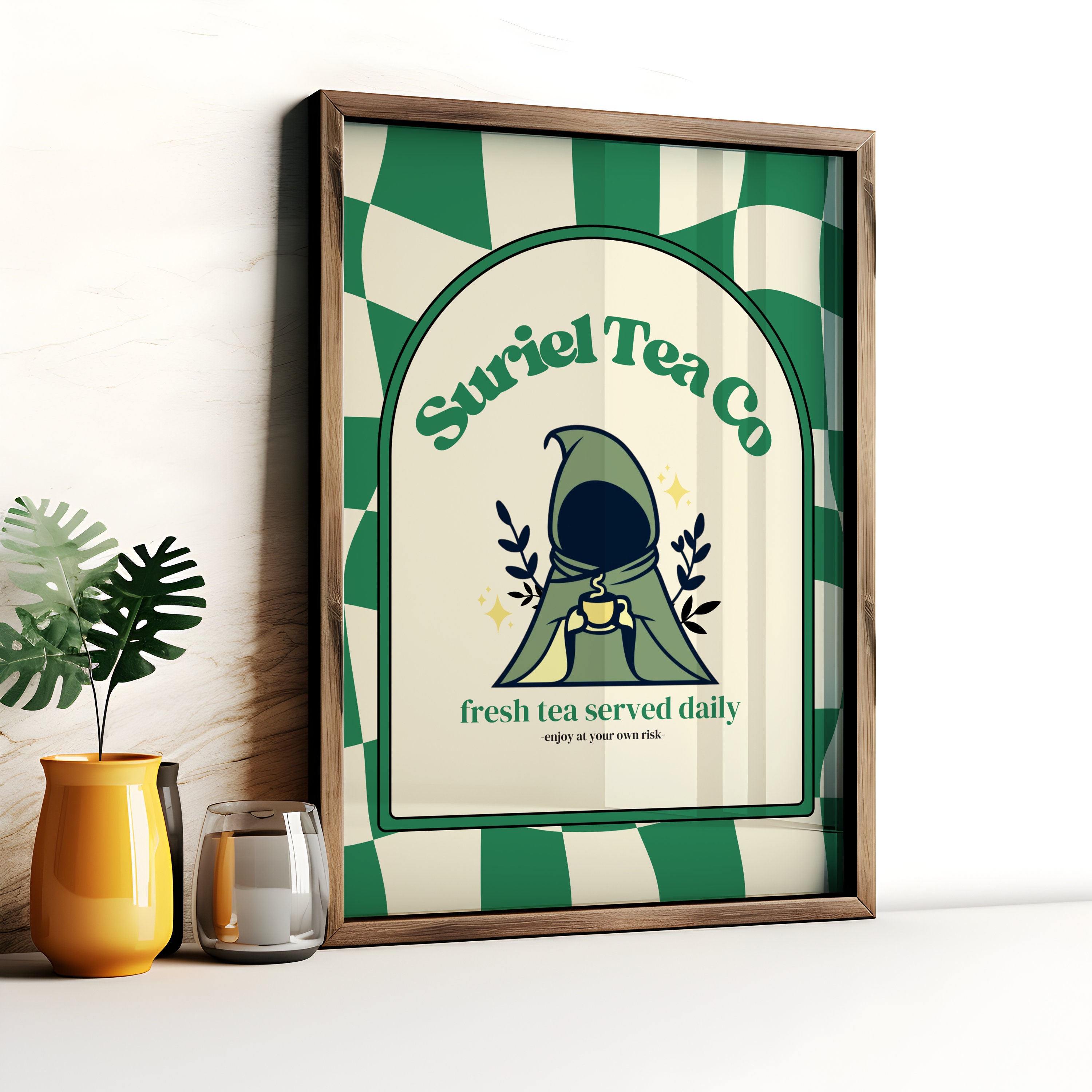 Acotar Suriel Tea Co Digital Poster | ACOTAR Poster | Suriel Poster ...