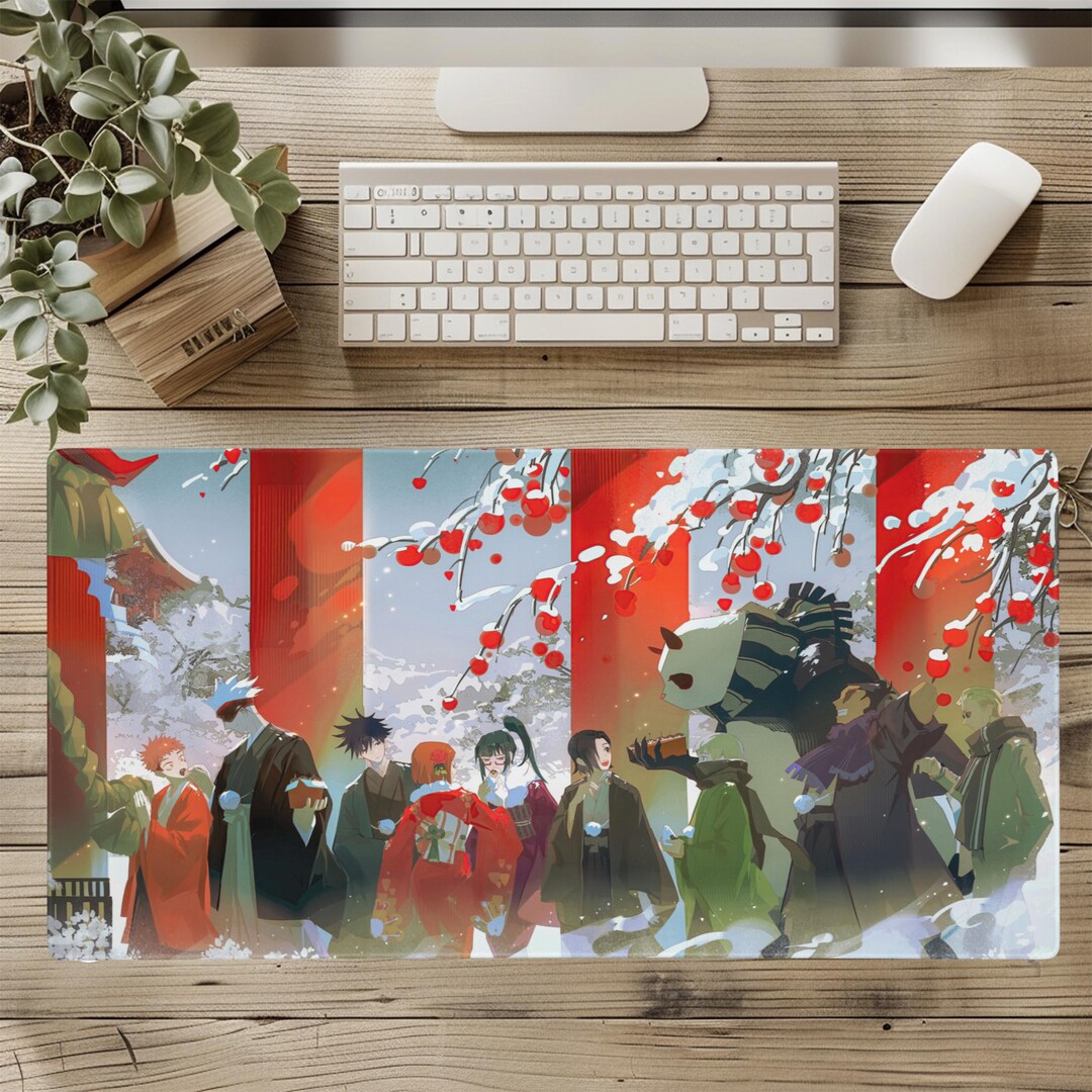 Jujutsu Kaisen Desk Mat Anime Merch Jjk Jujutsu Gift Ideas Gojo Itadori ...