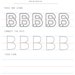 Printable Uppercase Handwriting Practice Worksheet Letter Formation ...