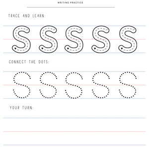 Printable Uppercase Handwriting Practice Worksheet Letter Formation ...