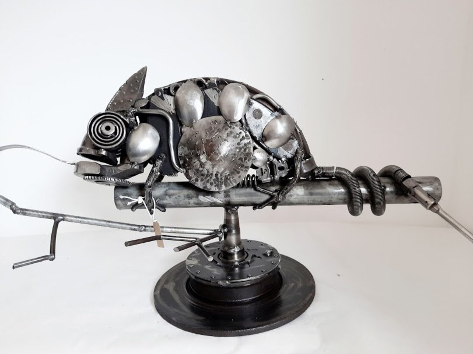 Chameleon Reptile Scrap Metal Art Sculpture | Etsy