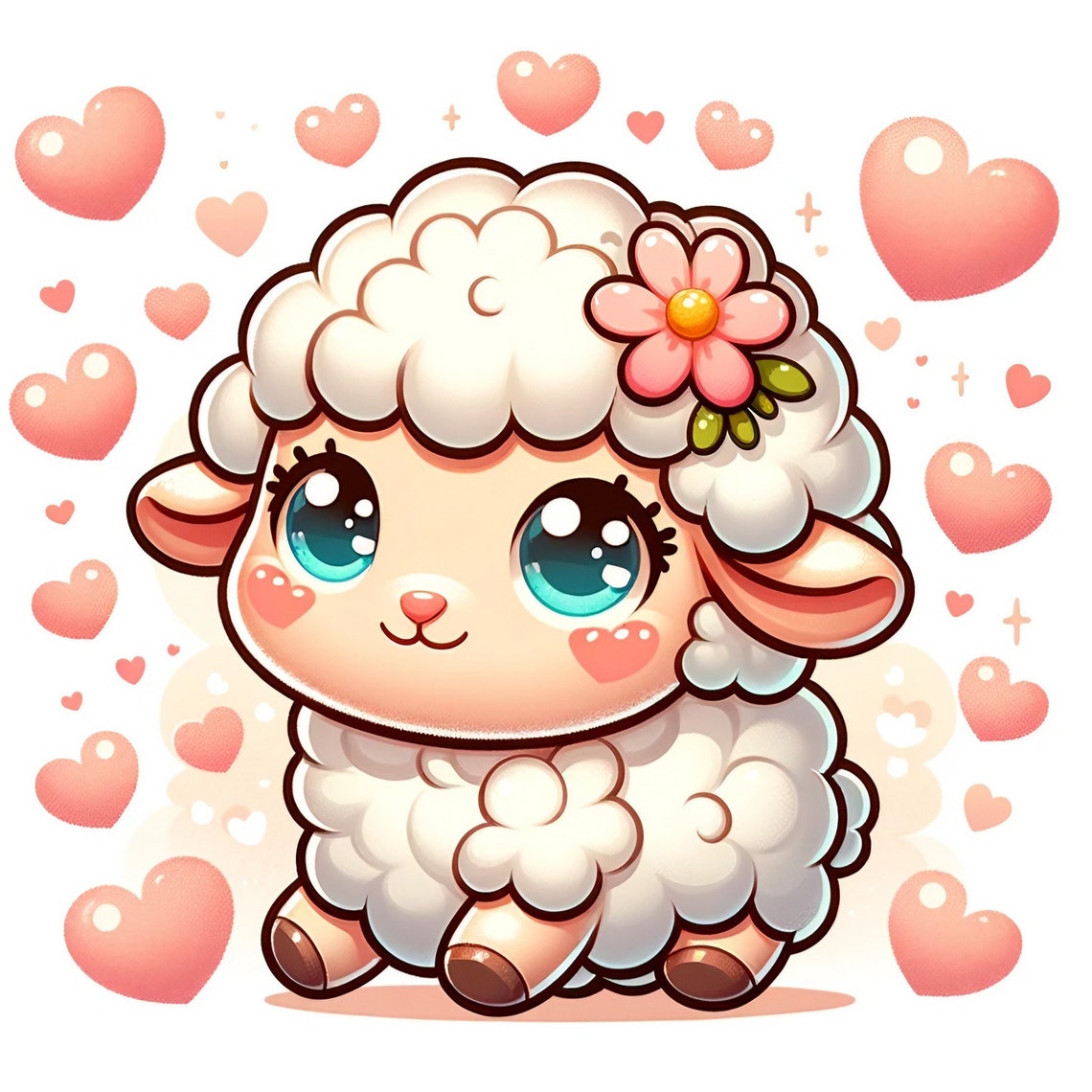 Cute Animal Clip Art: Adorable Creatures - Etsy