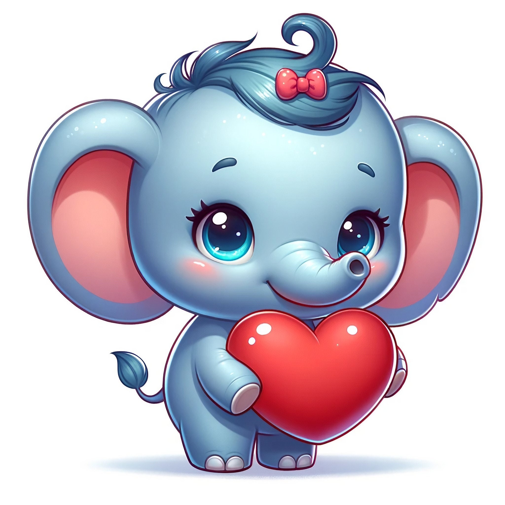 Cute Animal Clip Art | Adorable Creatures Digital Download | Printable ...