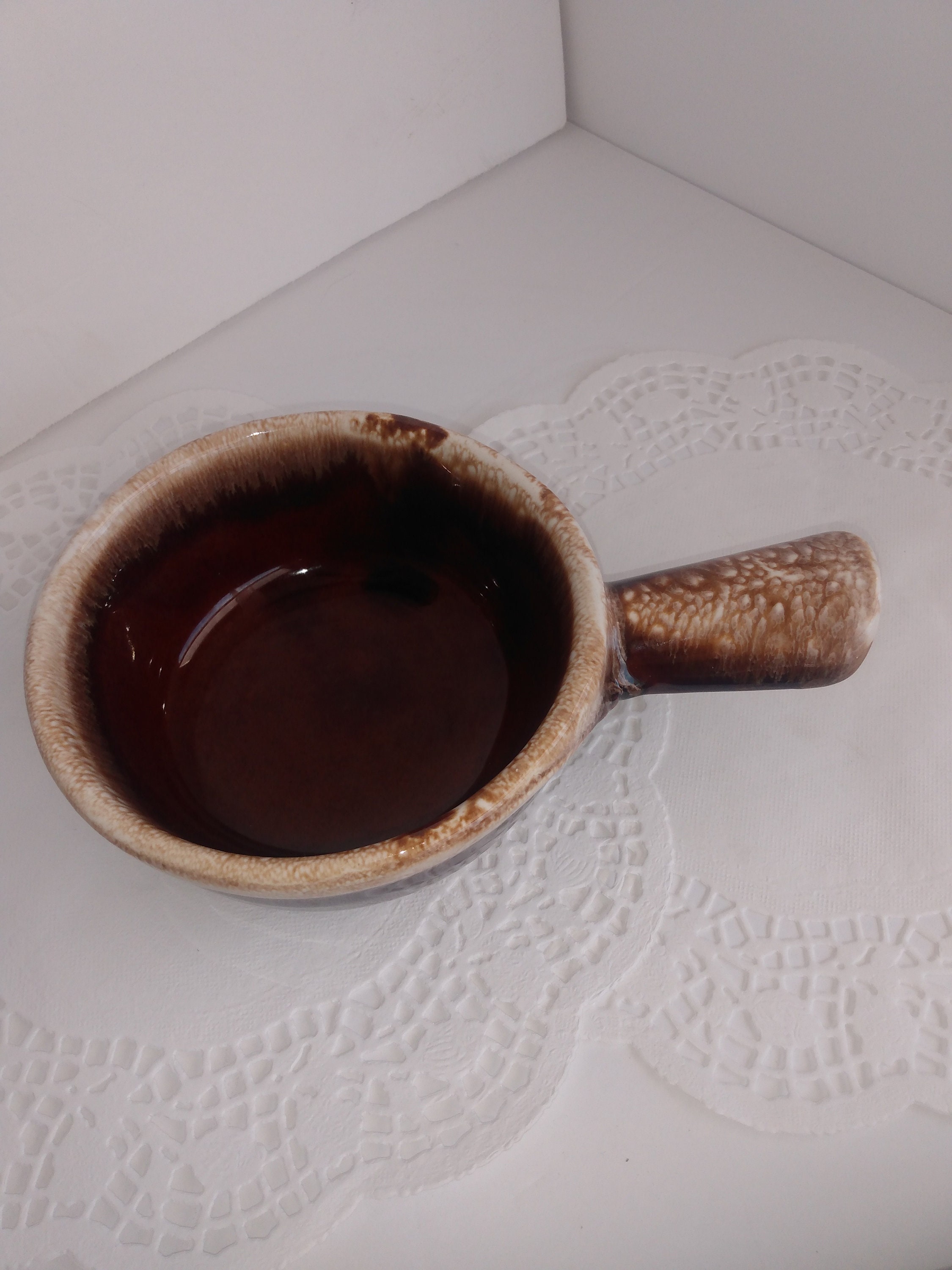 Vintage Brown Drip Soup Bowl W/plate Pfaltzgraff Usa 396 - Etsy