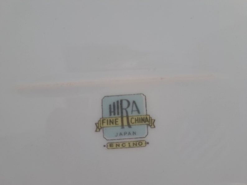 Hira Japan Fine China Serving Platter 12" "encino Pattern" Pink/gold ...