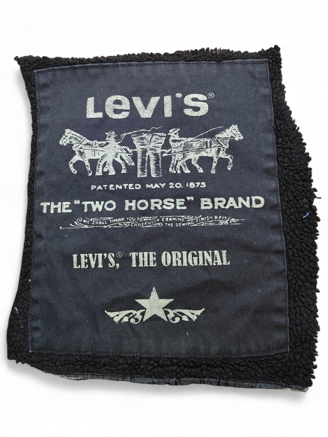 Levi Patch Large Black Badge Replacement Repair Levi's - Etsy