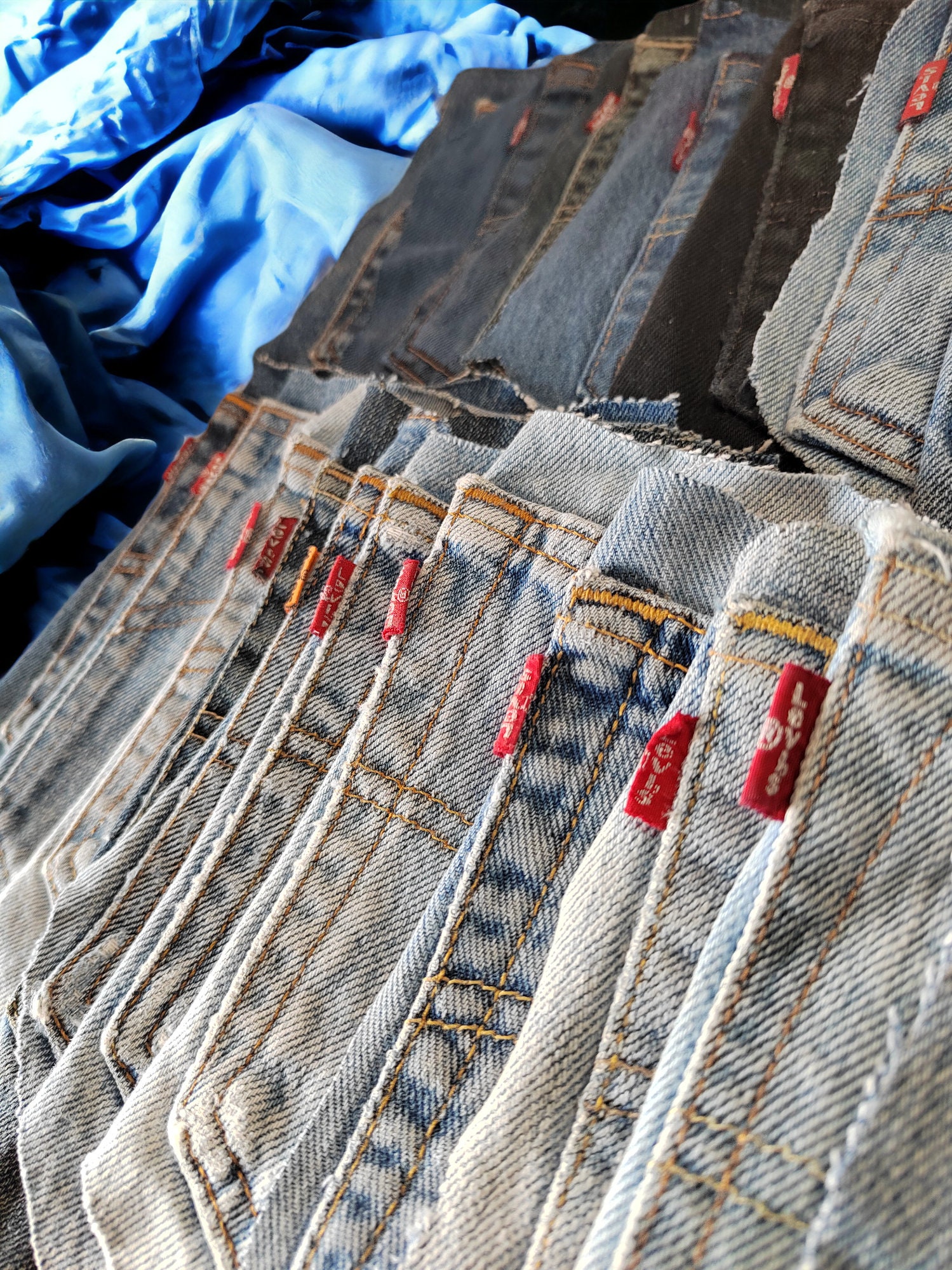 Vintage Levi’s Pockets Levi Red Tag Pocket – 501, 505, 512,550 – All ...