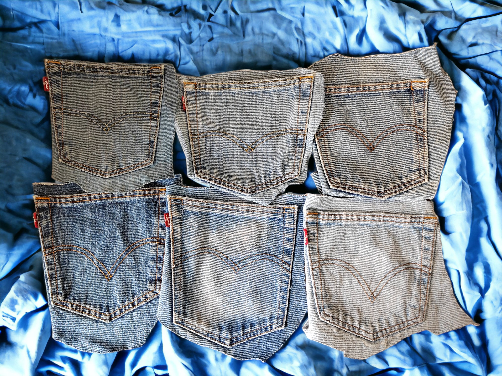 Vintage Levi’s Pockets Levi Red Tag Pocket – 501, 505, 512,550 – All ...