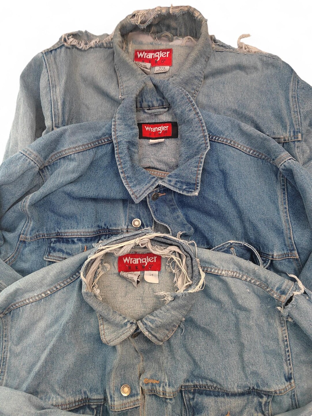 Wrangler Lee Denim Jacket Damaged Grade C Wholesale Job Lot Bulk X 10 ...