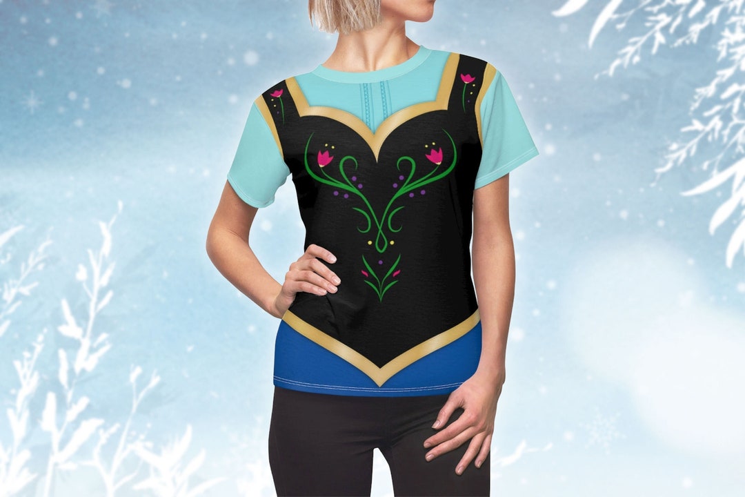 Classic Anna Travel Dress T-shirt | Frozen Inspired Women's Lightweight ...