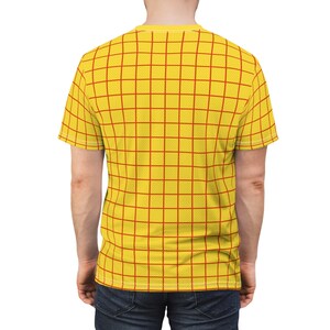 Woody Costume T-shirt | Cowboy Fabric Pattern Undershirt | Toy Story ...