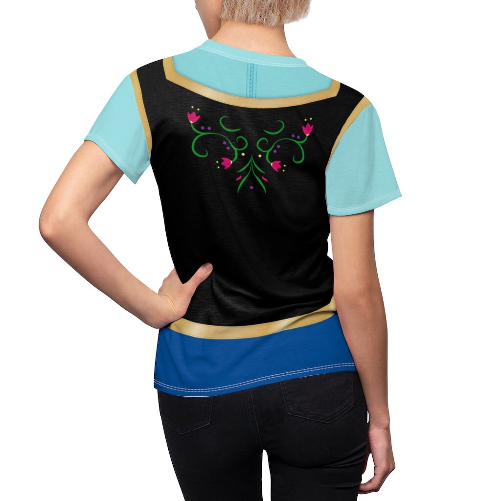 Classic Anna Travel Dress T-shirt | Frozen Inspired Women's Lightweight ...