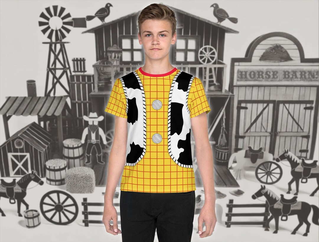 Woody Youth T-shirt | Toy Story Inspired Halloween Costume Shirt - Etsy