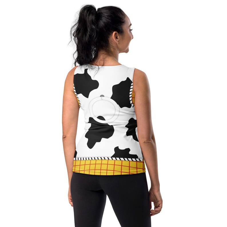 Woody Tank Top | Toy Story Inspired Printed Cartoon Cowboy Checkered ...