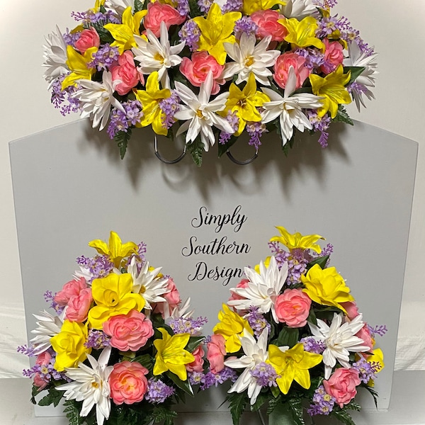 Headstone Spray - Etsy