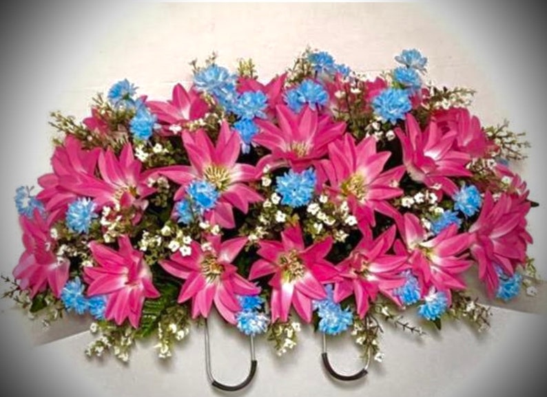 Saddle Headstone Easter Cemetery Arrangement Grave Cemetery | Etsy