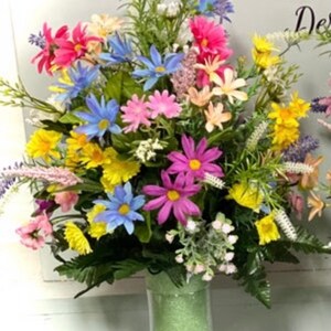 Cemetery Cone Vase Wildflowers Spring Large Full Vases - Etsy