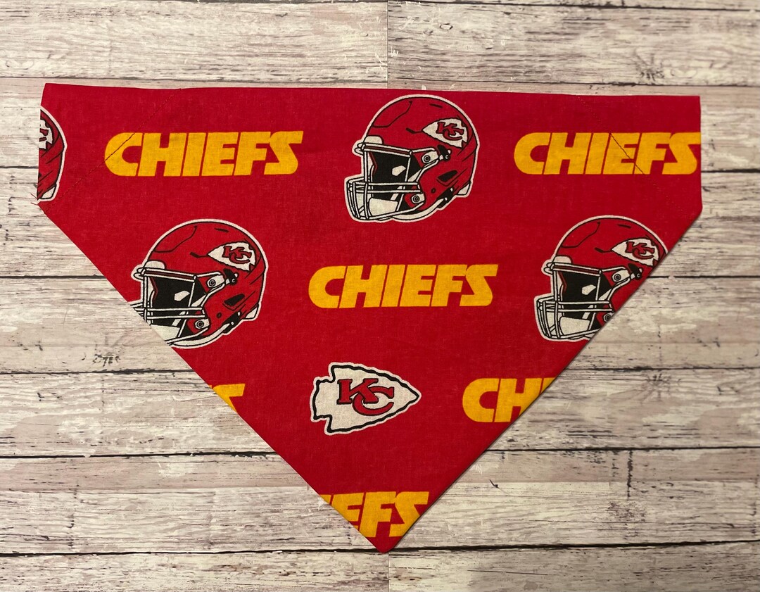 Kansas City Chiefs Dog Scarf- Personalized- Chiefs Dog Bandana- NFL ...