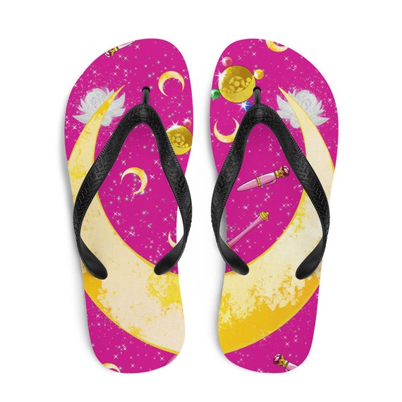 Anime Girl Flip Flops Sad Girl Japanese Anime Girl Gift Flip Flops