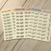 Date Night Script Stickers Planner Stickers White Matte Stickers Choose ...