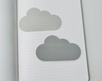 Transparent Cloud Sticky Notes 50 Sheets - Etsy