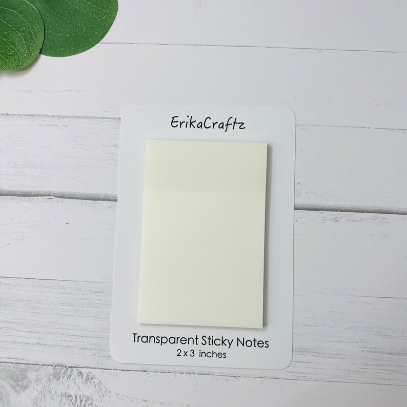 Transparent Sticky Notes 2 X 3 - Etsy