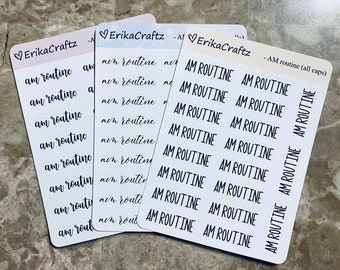 To Do Script Stickers Planner Stickers White or Clear - Etsy